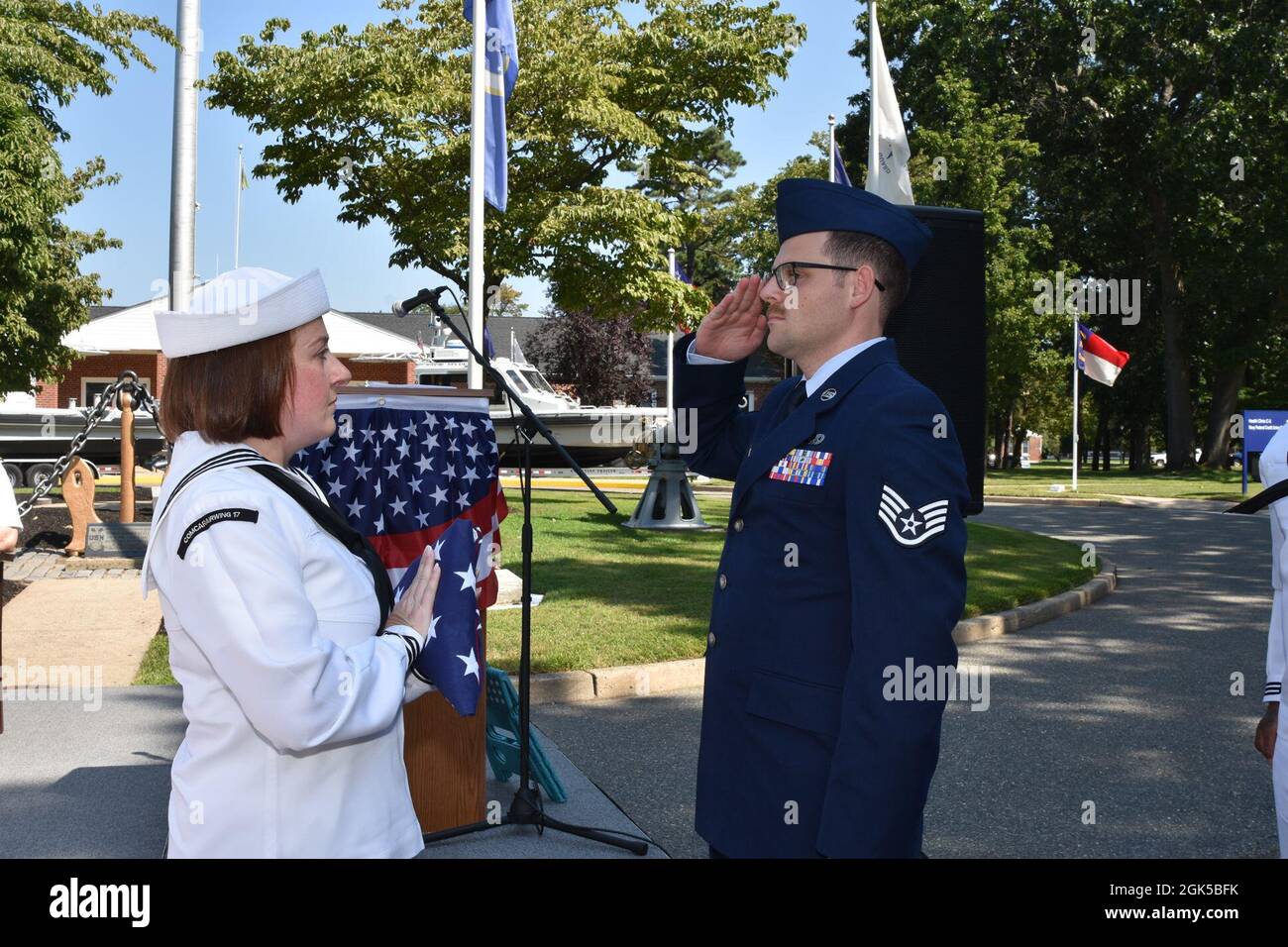 COLTS NECK, New Jersey -- Naval Weapons Station Earle held a retirement ...