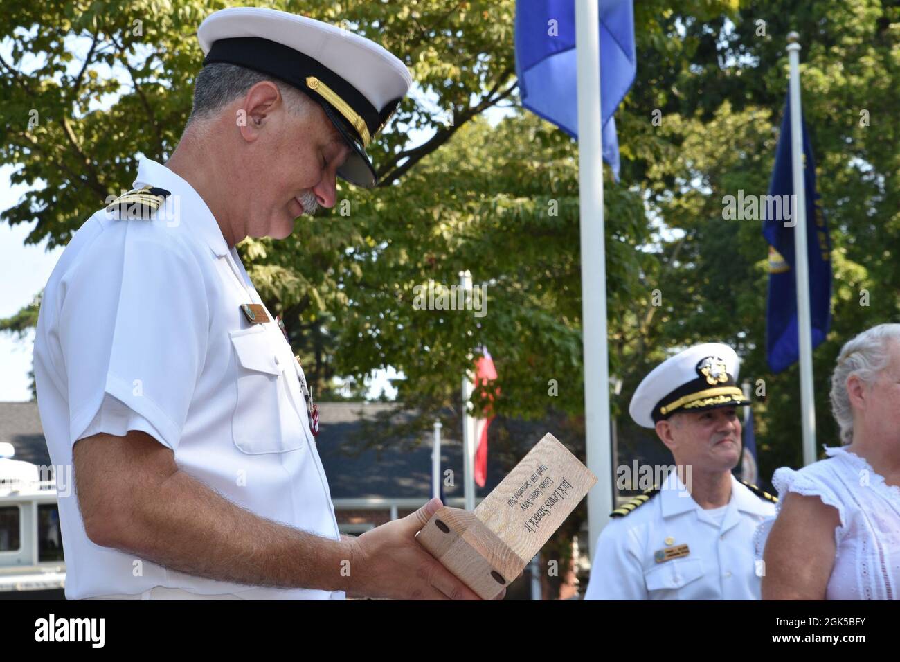COLTS NECK, New Jersey -- Naval Weapons Station Earle held a retirement ...