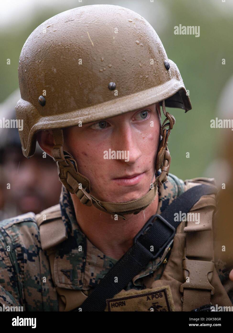Cpl. Cole Horn, a wrecker operator with Combat Logistics Battalion 451 ...