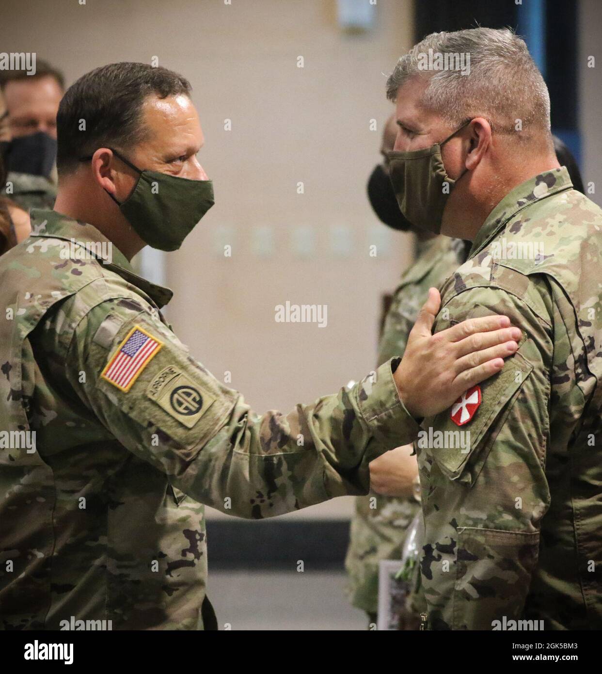 Command Sgt. Maj. Robert Cobb (left), the Eighth Army senior enlisted ...