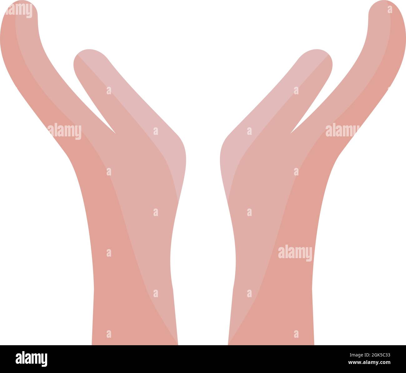 hands human protecting position icon Stock Vector Image & Art - Alamy