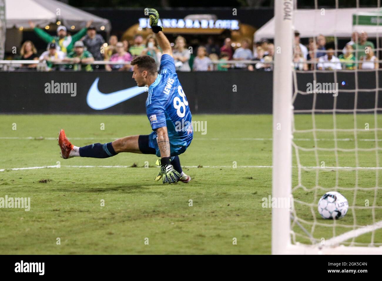 St. Petersburg, FL USA; New York Red Bulls goalkeeper Luca Lewis (88 ...