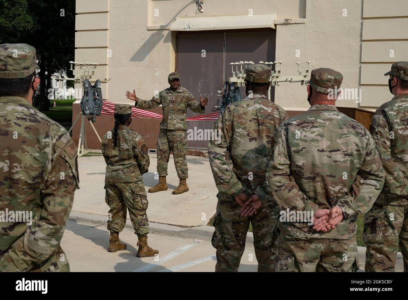 Lt. Col. Roy Rhinehart, 2nd Operations Support Squadron commander ...