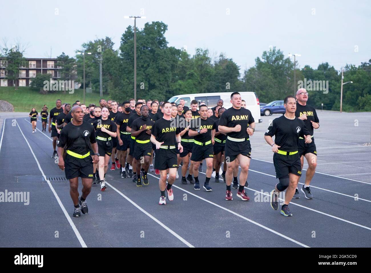 Soldiers of the 1st Theater Sustainment Command participate in a 1st ...