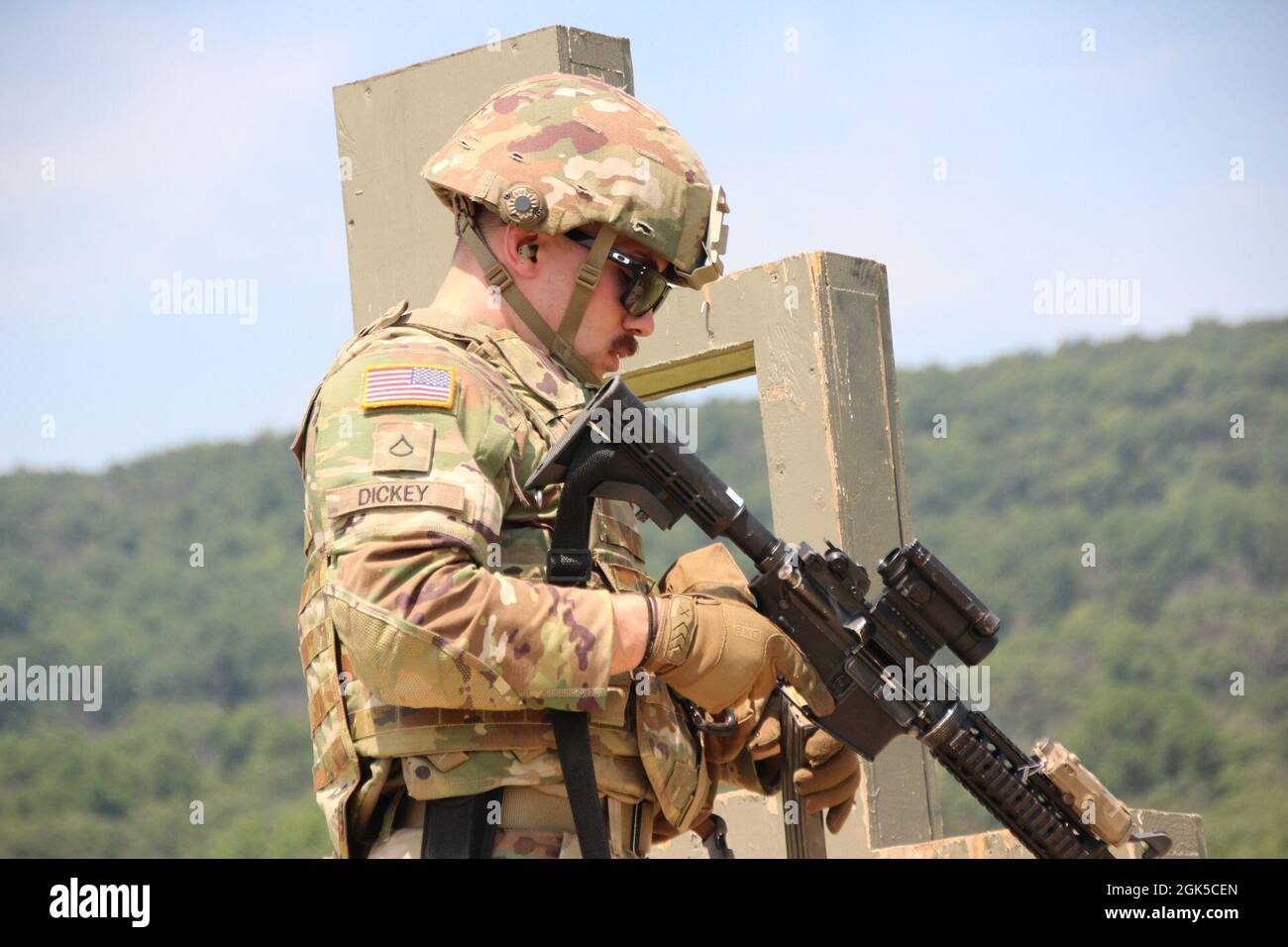 Members of the 109th Infantry Battalion, 28th Infantry Division ...