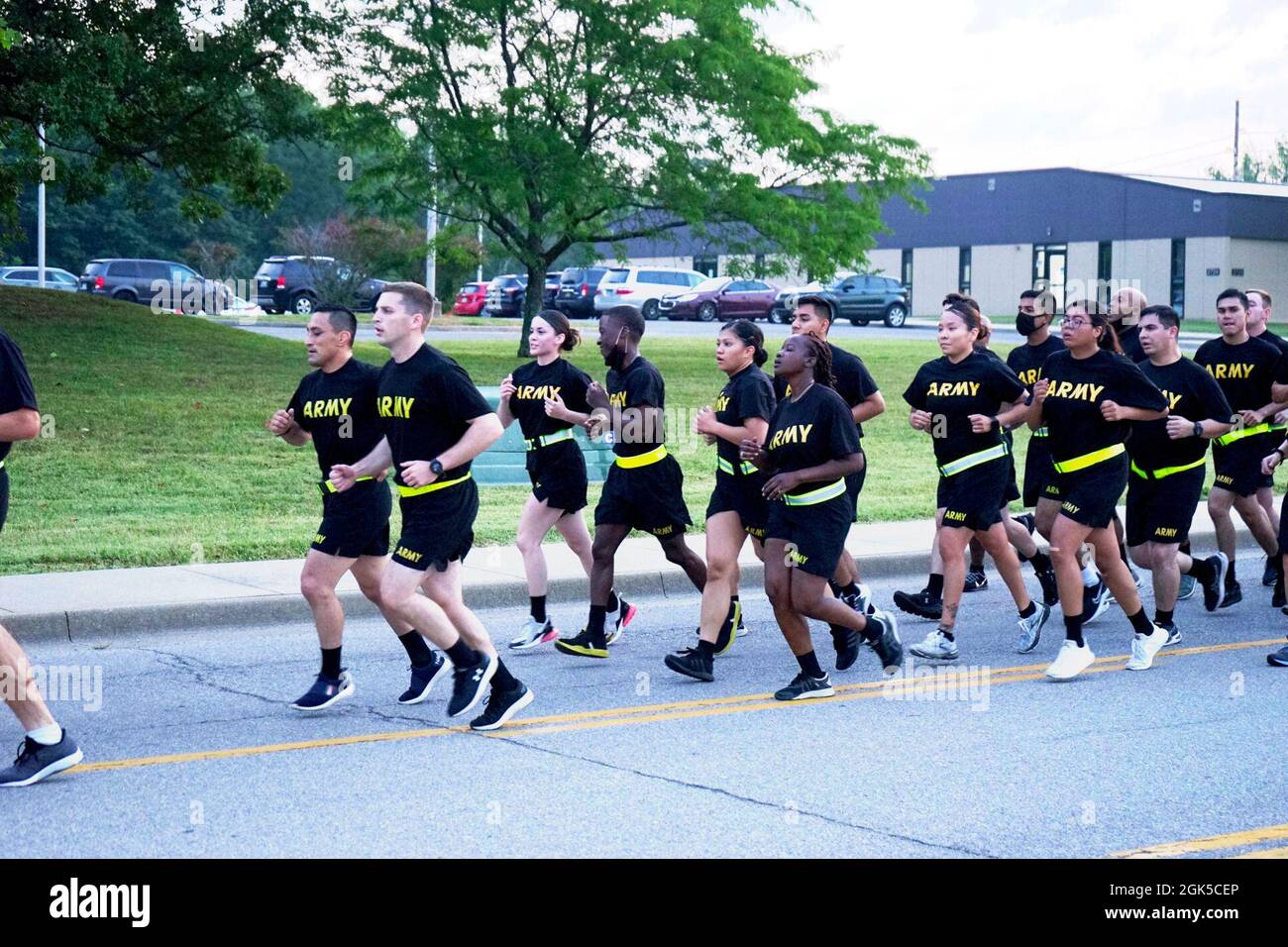 Soldiers of the 1st Theater Sustainment Command participate in a 1st ...