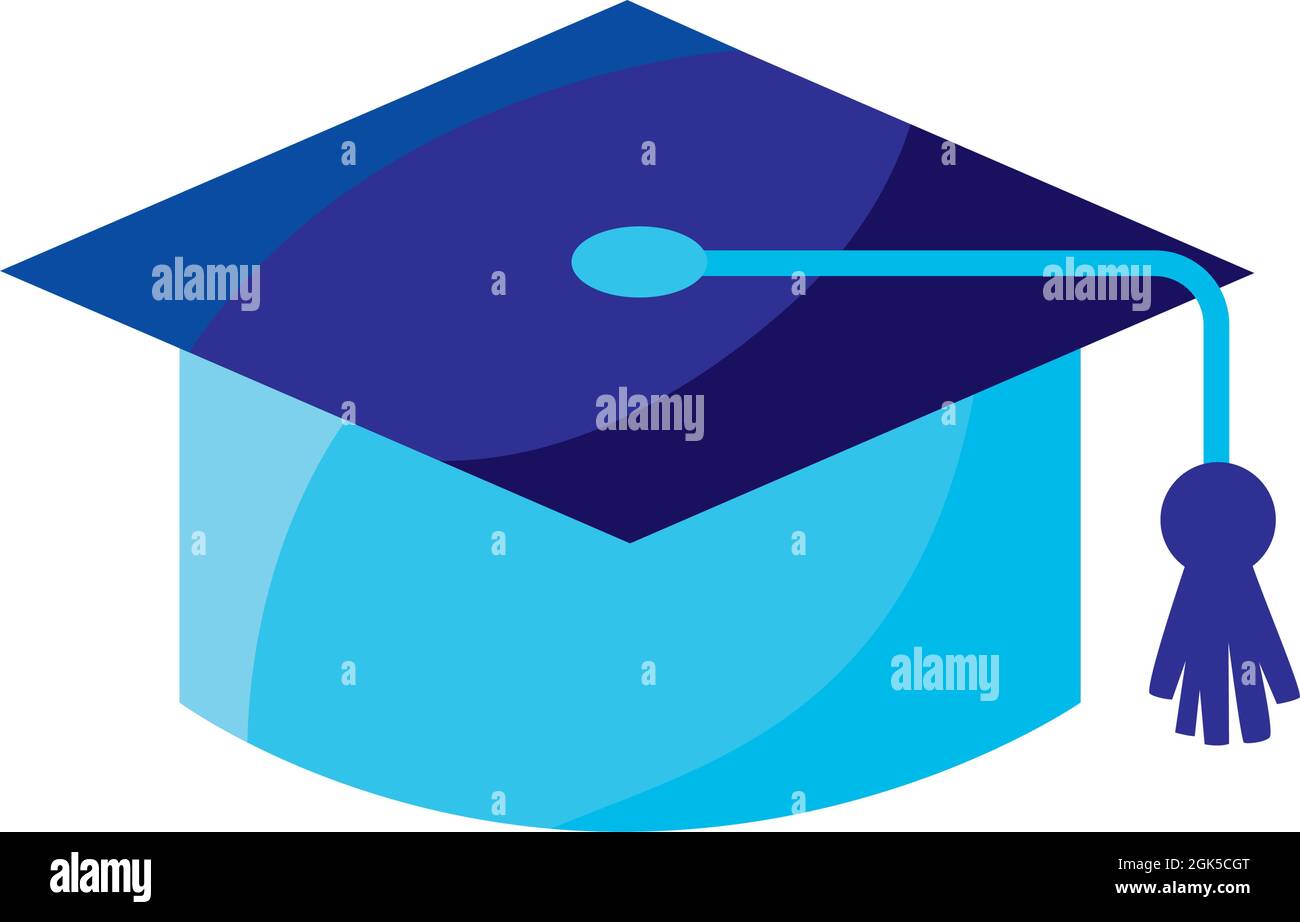 graduation hat accessory education icon Stock Vector Image & Art - Alamy