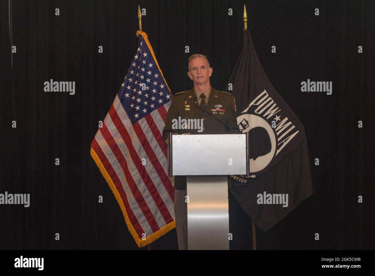 U.S. Army Lt. Gen Walter E. Piatt, Director of the Army Staff, provides ...