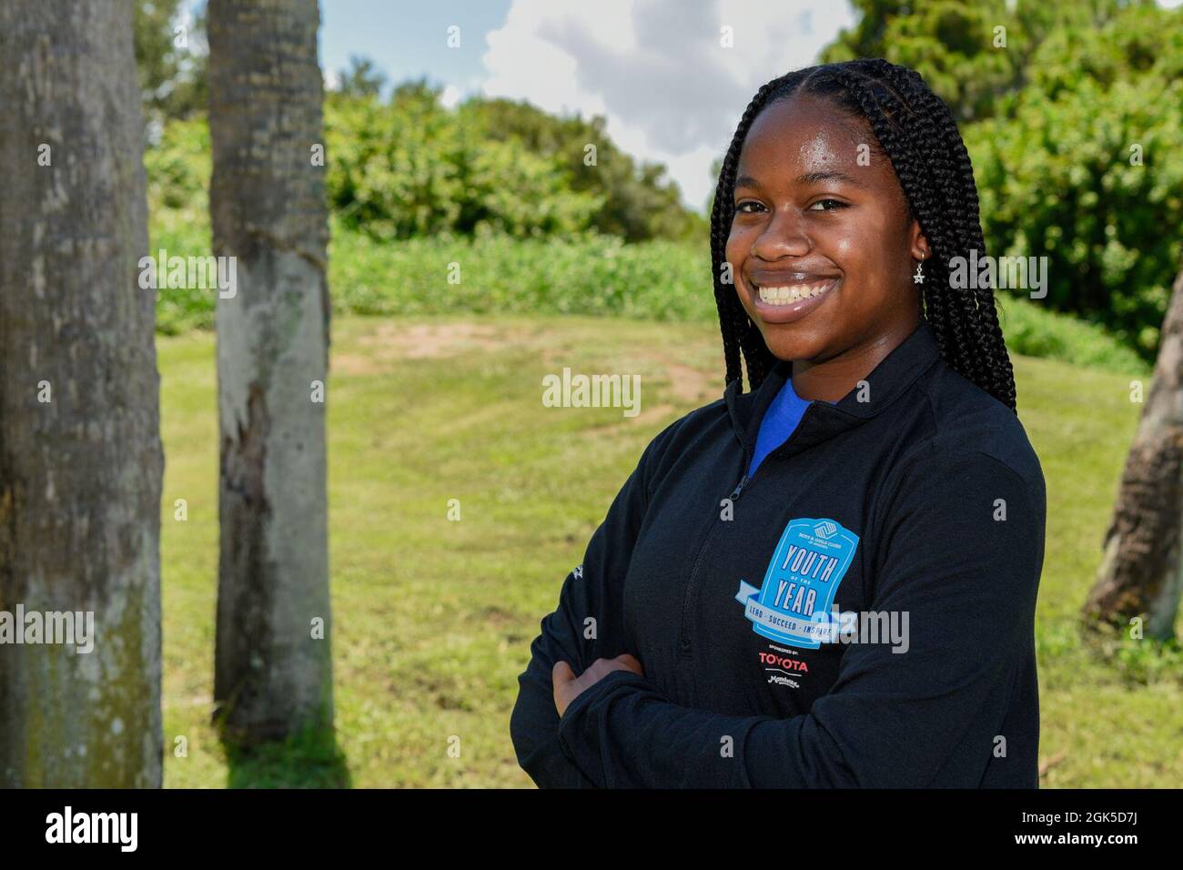 Kyla Williams, Southeast Military Youth of the Year, poses for a photo ...