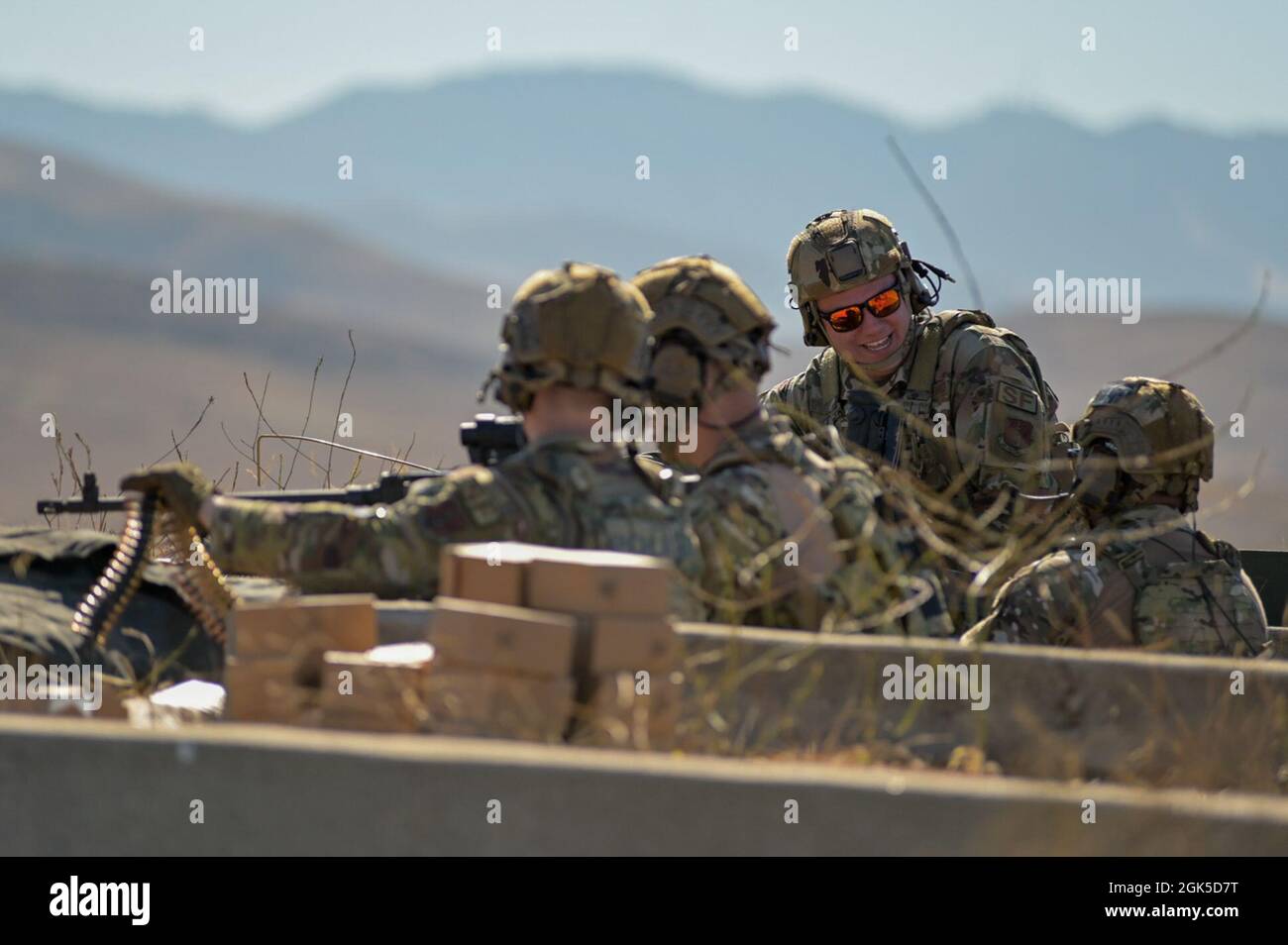 U.S. Air Force Staff Sgt. Christian Jimenez, a 126th Security Forces ...