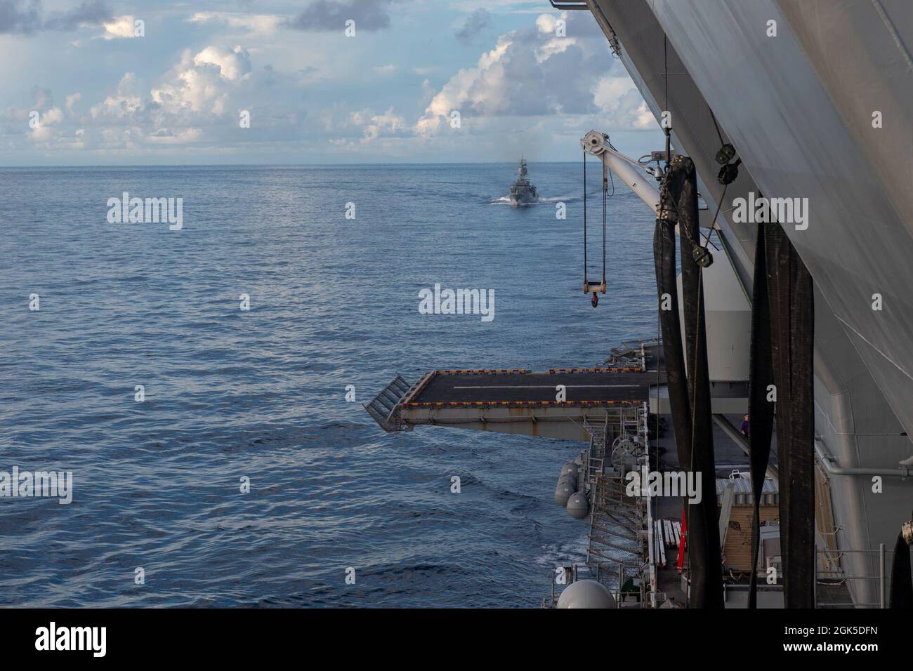 PACIFIC OCEAN (Aug. 6, 2021) The Royal Australian Navy frigate HMAS ...