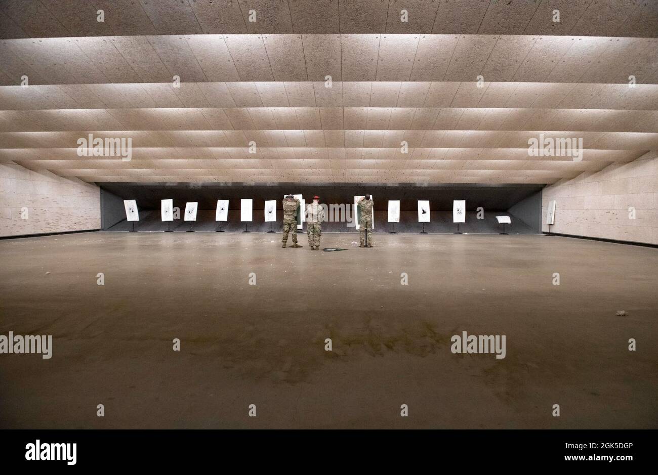 Chief Master Sgt. Thomas Schaefer, 8th FW command chief, left, and Col ...