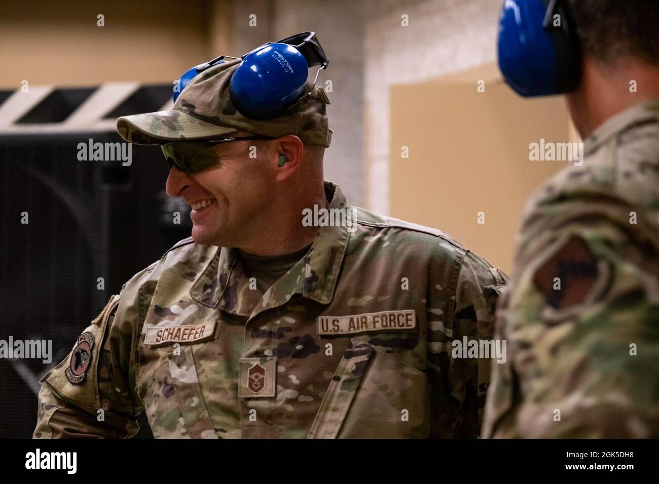 Chief Master Sgt. Thomas Schaefer, 8th FW command chief, discusses ...