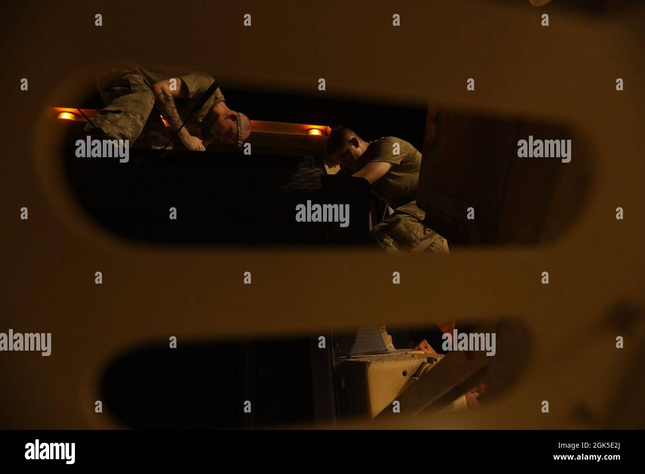 Spc. Cody Gibbons and Spc. Deven McDonald, motor transportation ...