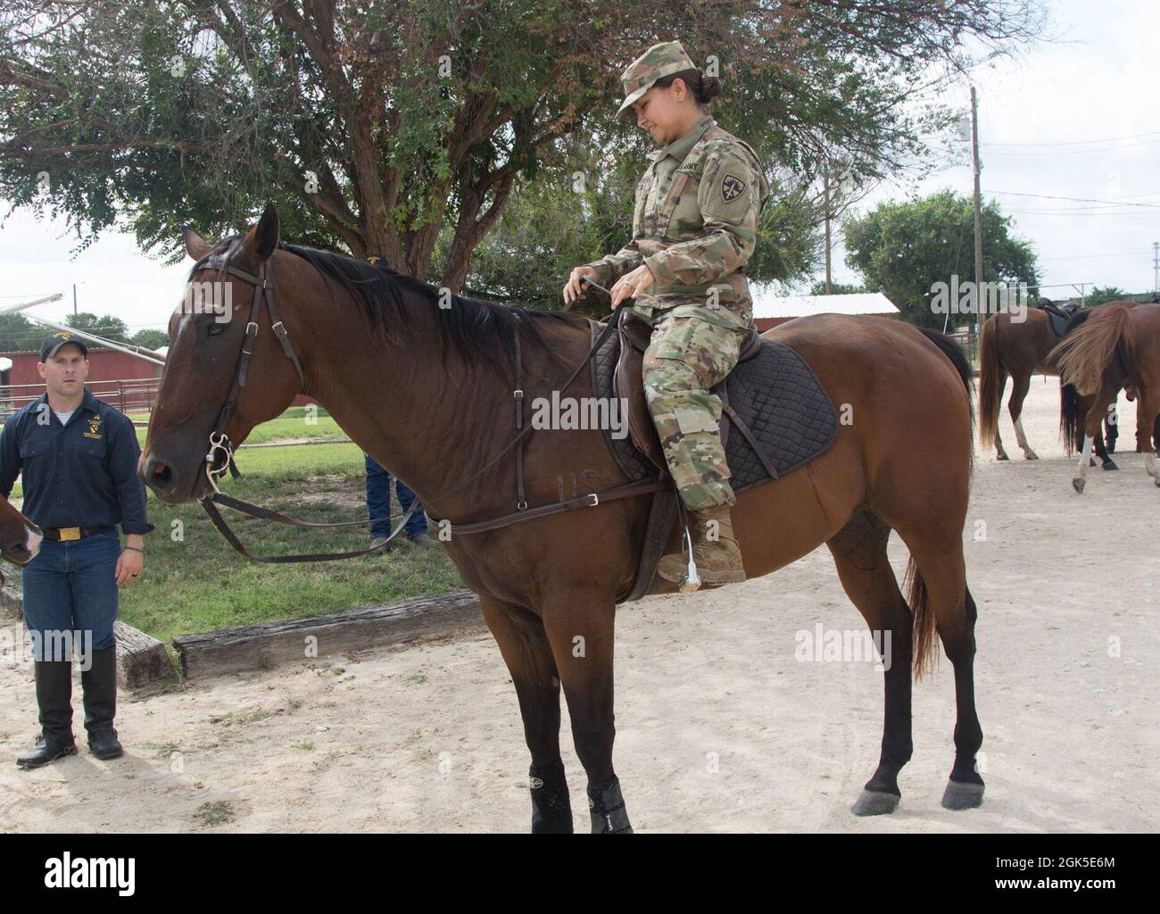 Maj. Elizabeth R. Jimenez had the opportunity to reunite with and ride ...