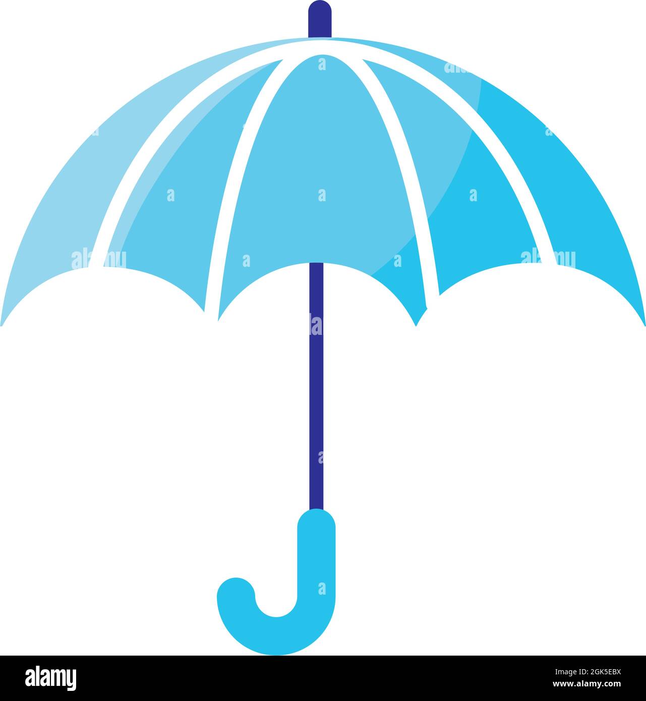 blue umbrella insurance symbol icon Stock Vector Image & Art - Alamy