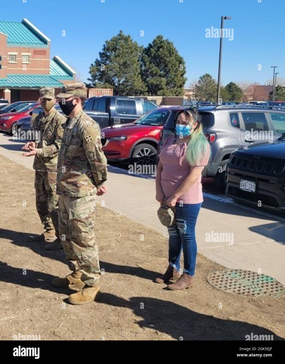 Capt. Tyler Hoff, (left), commander, 60th Ordnance Company, 68th Combat ...