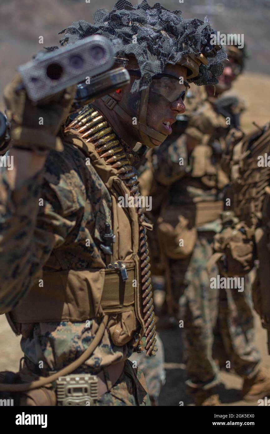 U.S. Marine Corps Lance Cpl. Caleb Parmer, a rifleman with 1st ...