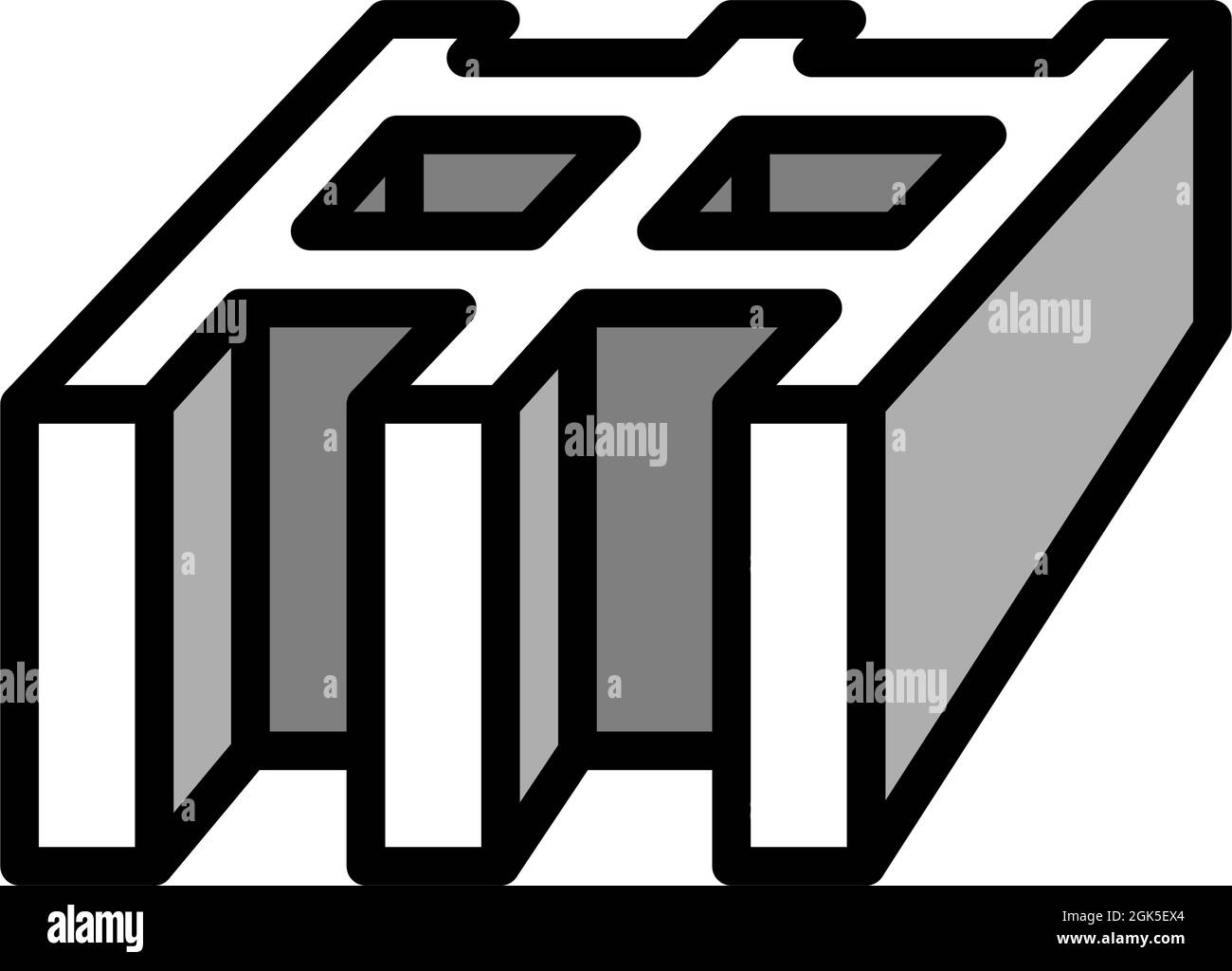 safety grating metal color icon vector illustration Stock Vector Image ...