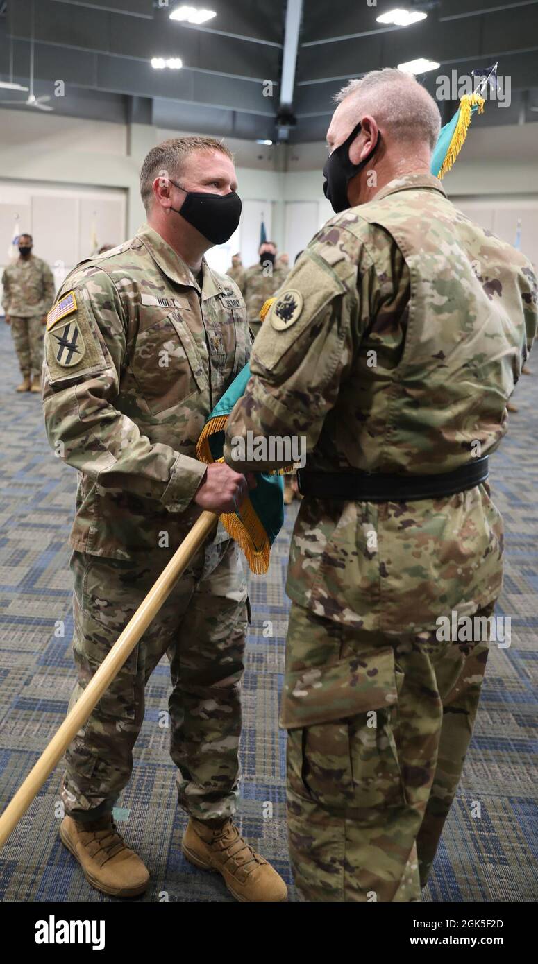 U.S. Army Brigadier General John Gentry, commander of the Marietta ...