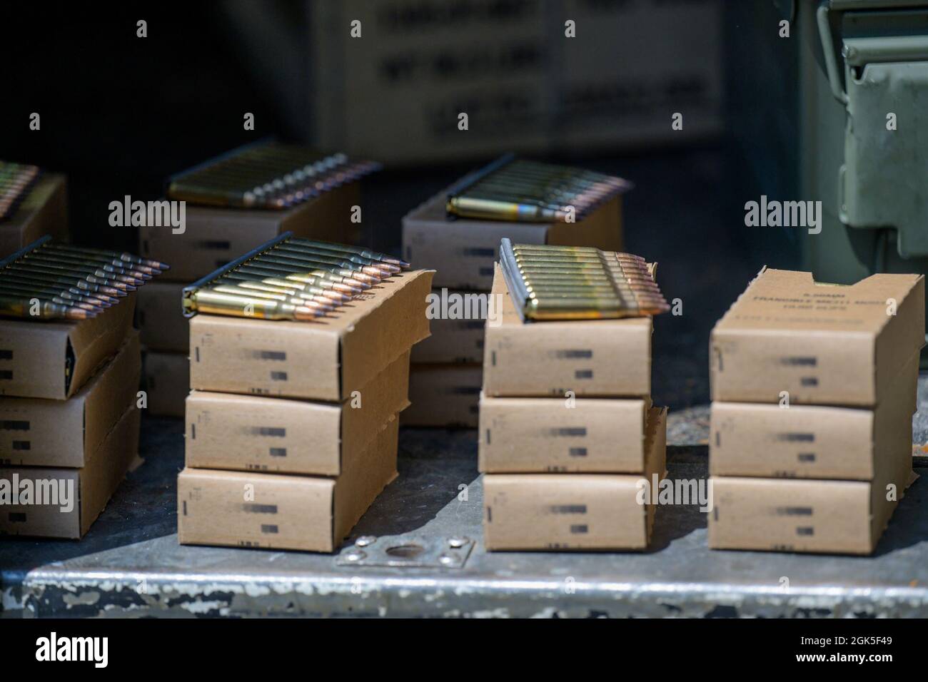 Ammo staged for issue at the 116th Air Control Wing, Georgia Air ...