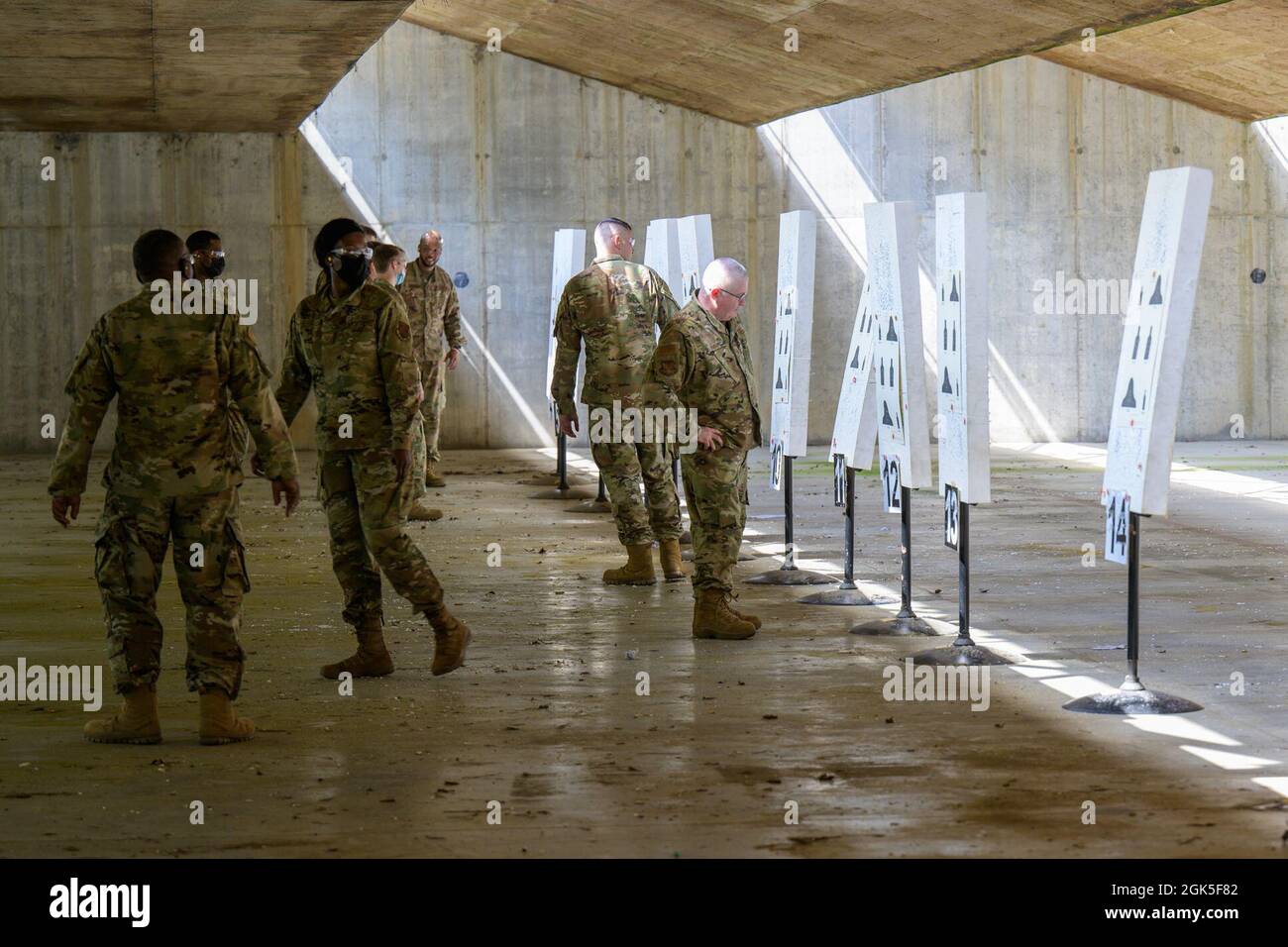 U.S. Airmen with the 116th Air Control Wing, Georgia Air National Guard ...