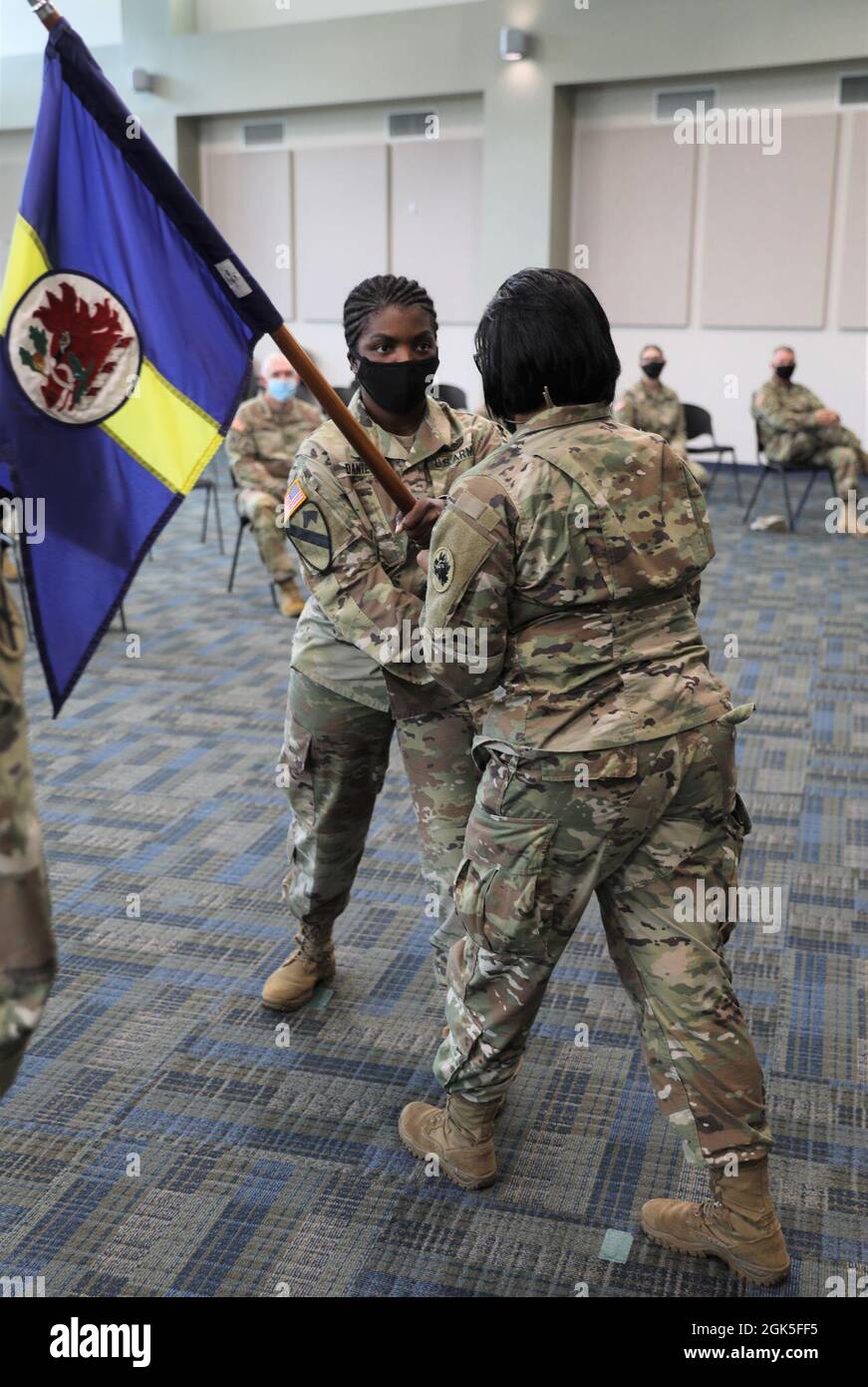 First Sergeant Miranda Daniel, outgoing first sergeant, headquarters ...
