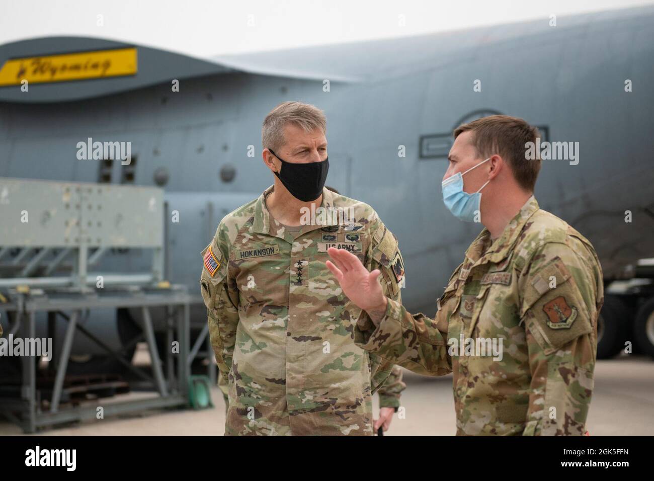 U.S. Air Force Technical Sgt. Timothy Williams explains the Modular ...