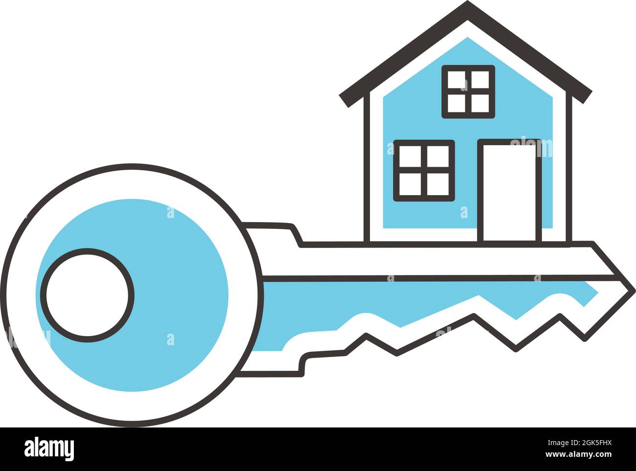 house with key real estate Stock Vector Image & Art - Alamy