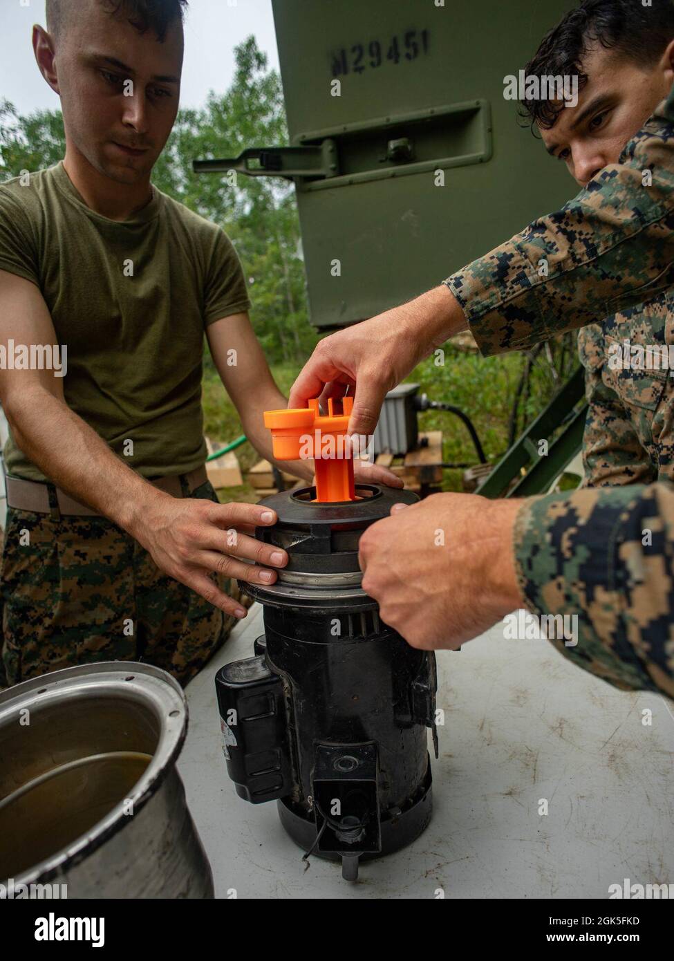 Marines with Combat Logistics Battalion 451, 4th Marine Logistics Group ...
