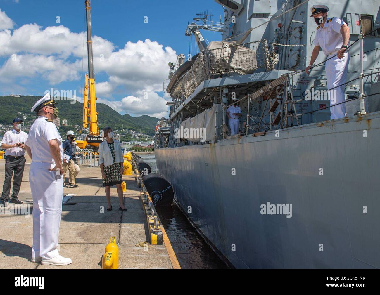 U.S. Navy Cmdr. Douglas Kennedy, chief staff officer of Commander ...
