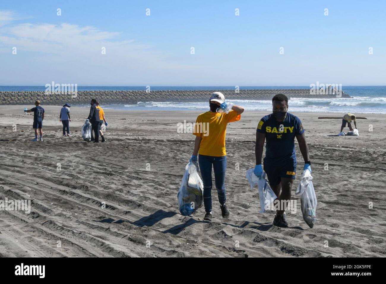 MISAWA, Japan (Aug. 7, 2021) – Sailors assigned to Aviation Support ...