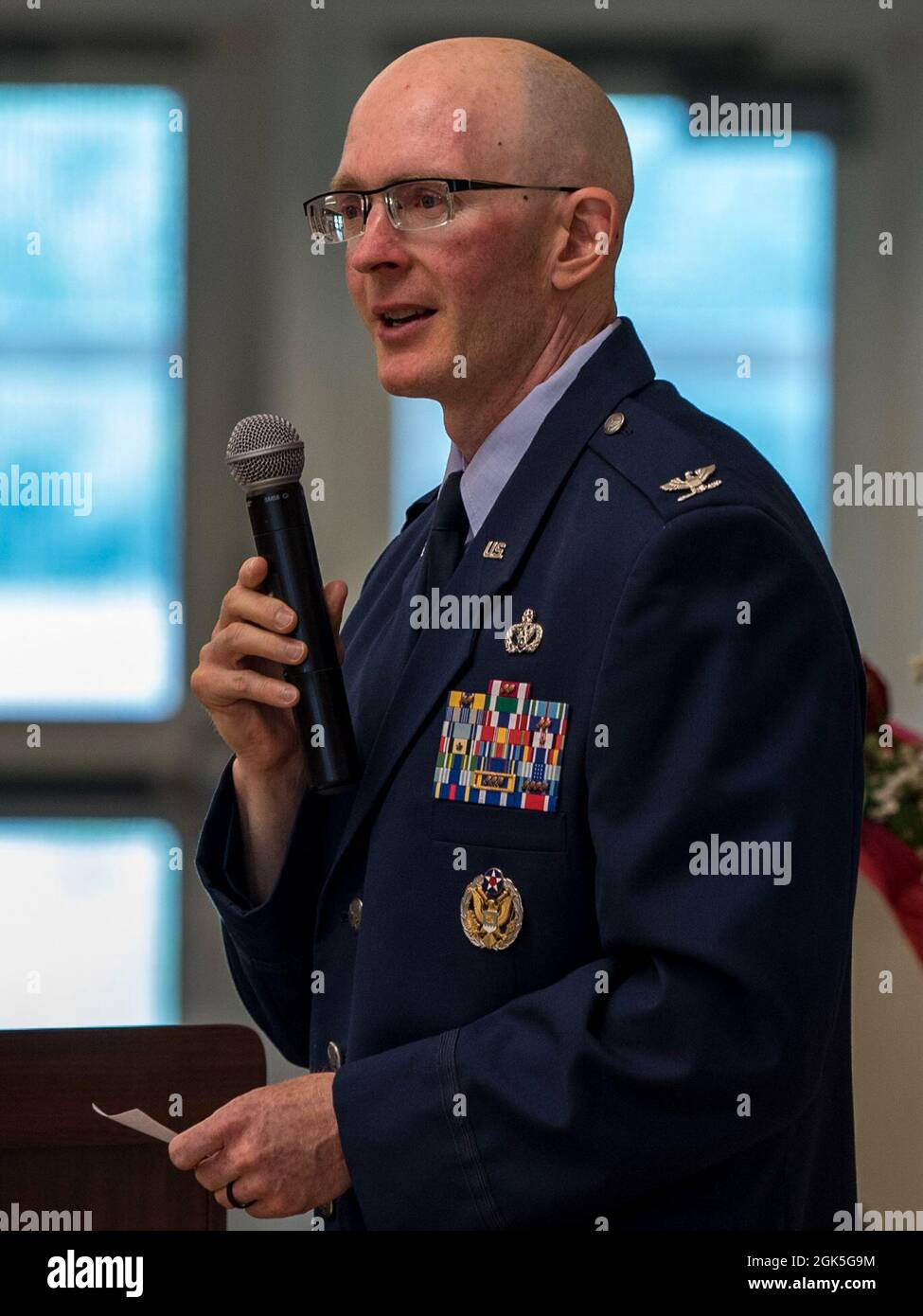 U.S. Air Force Lt. Col. Timothy Grady, commander of the 121st Mission ...