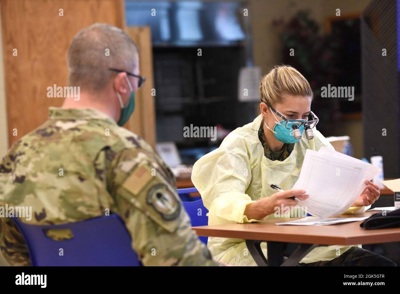 U.S. Navy Cmdr. Leeann Kardosh, 4th Dental Battalion, 4th Marine ...