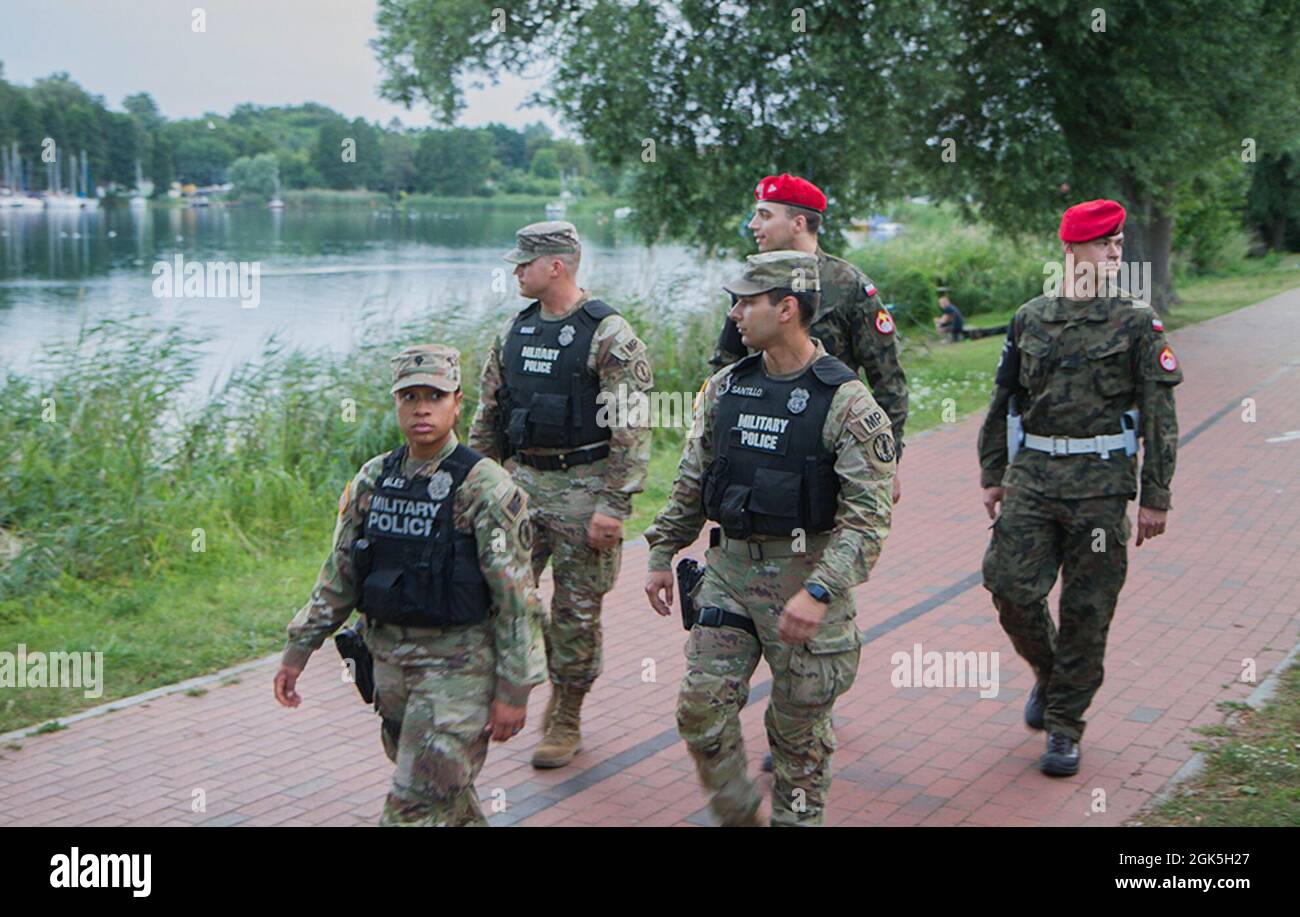 Military police outpost powidz hi-res stock photography and images - Alamy