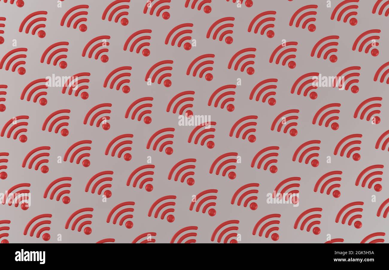 3D signal illustration Stock Photo - Alamy