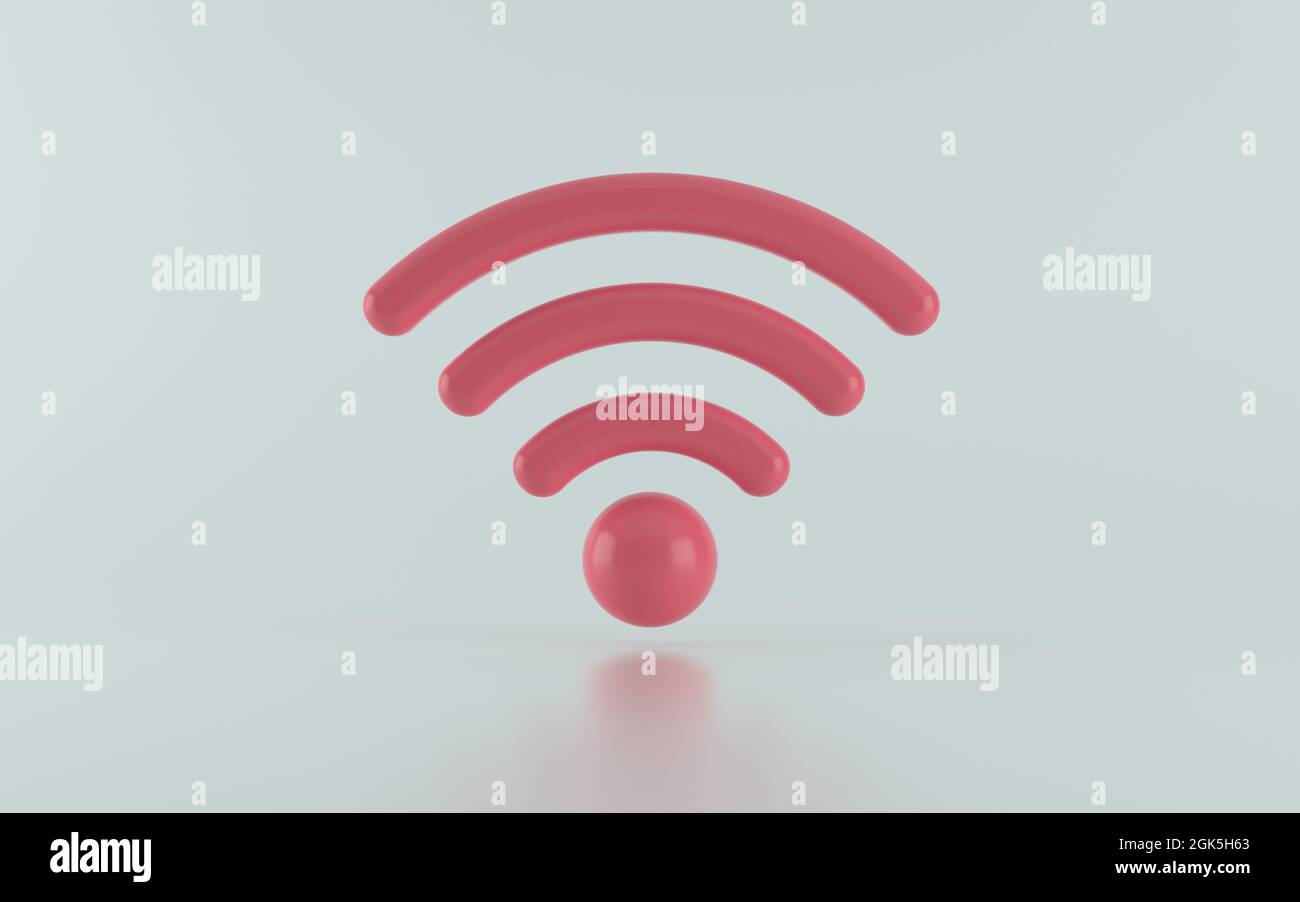 3D signal illustration Stock Photo - Alamy