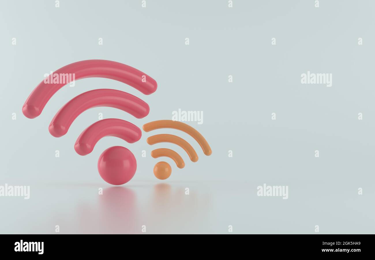 3D signal illustration Stock Photo - Alamy