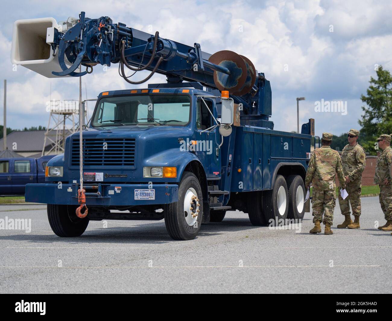 U.S. Air Force Staff Sgt. James Odel, a cable and antenna systems ...