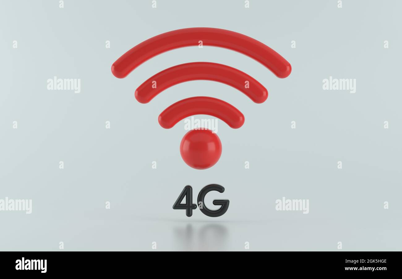 3D signal illustration Stock Photo - Alamy