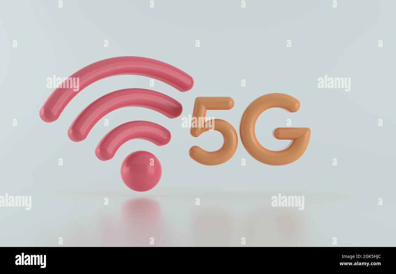 3D signal illustration Stock Photo - Alamy