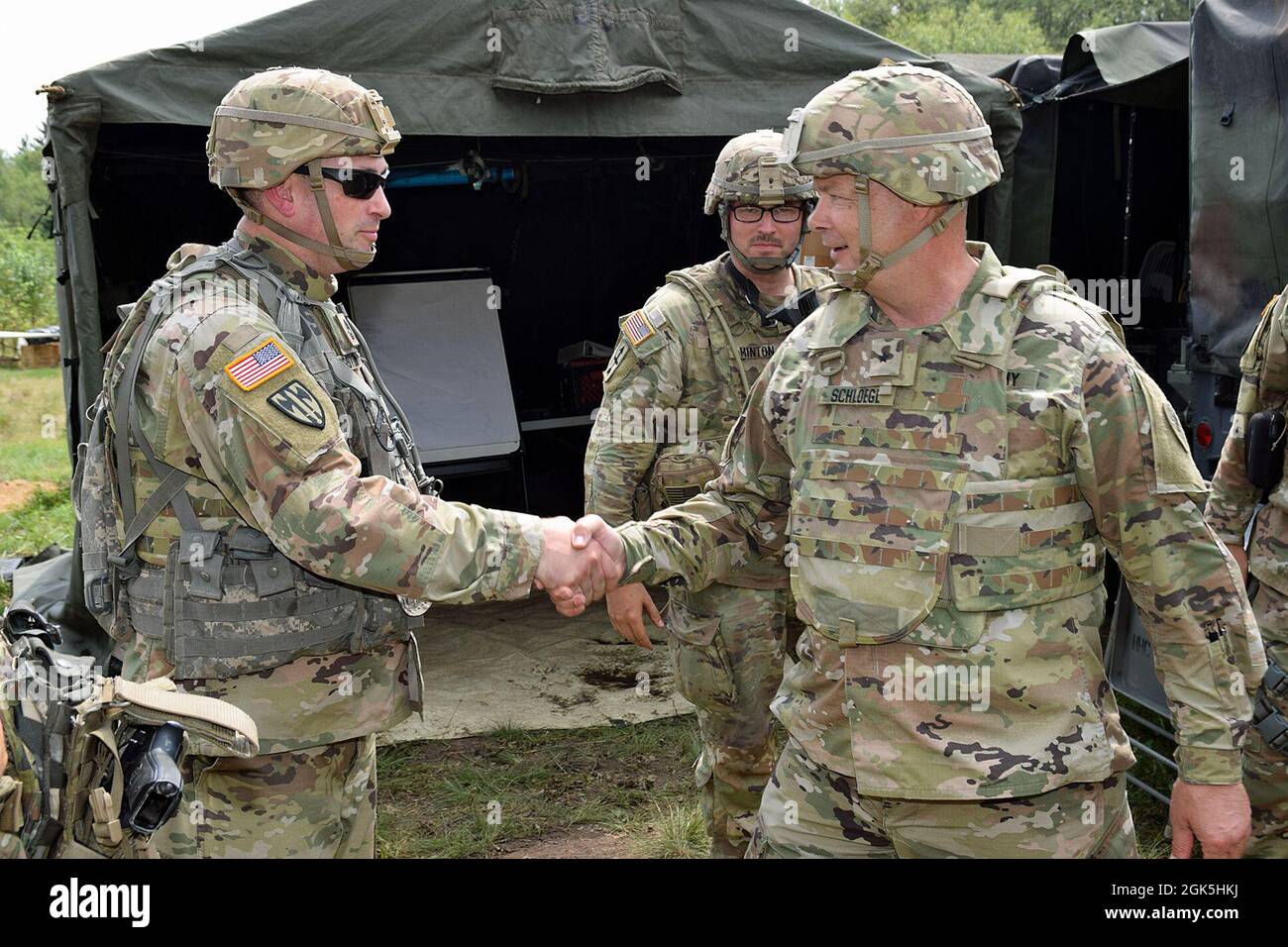U.S. Army Brig. Gen. Lawrence E. Schloegl, assistant adjutant general ...
