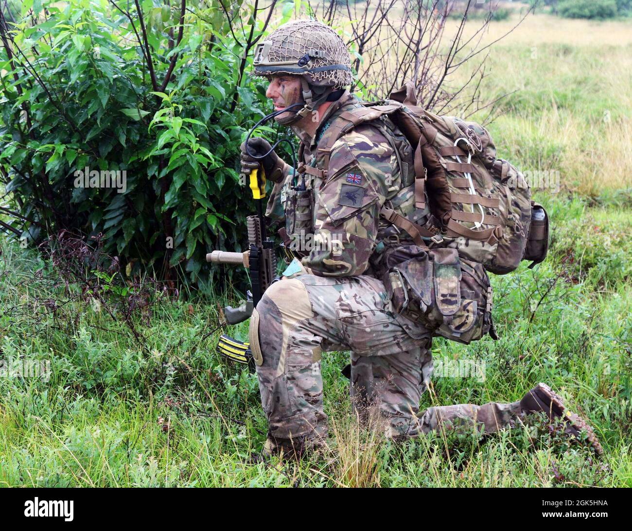 British soldiers with the 4th Battalion, Parachute Regiment (4 PARA ...