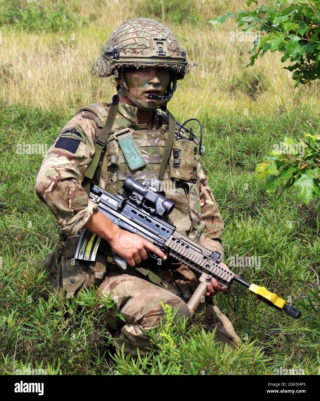British soldiers with the 4th Battalion, Parachute Regiment (4 PARA ...