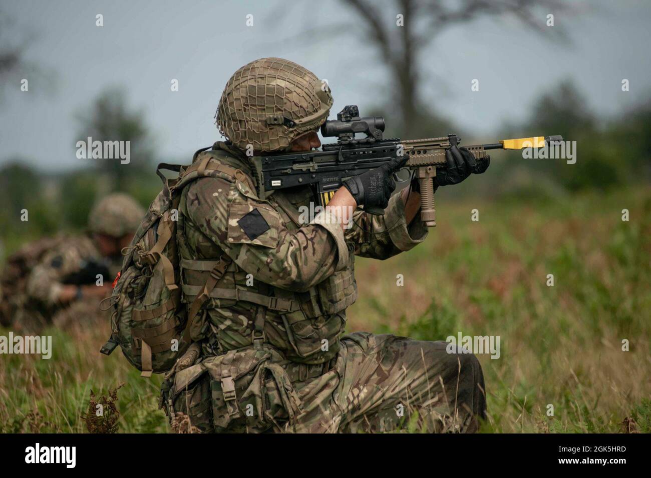 British soldiers with the 4th Battalion, Parachute Regiment (4 PARA ...