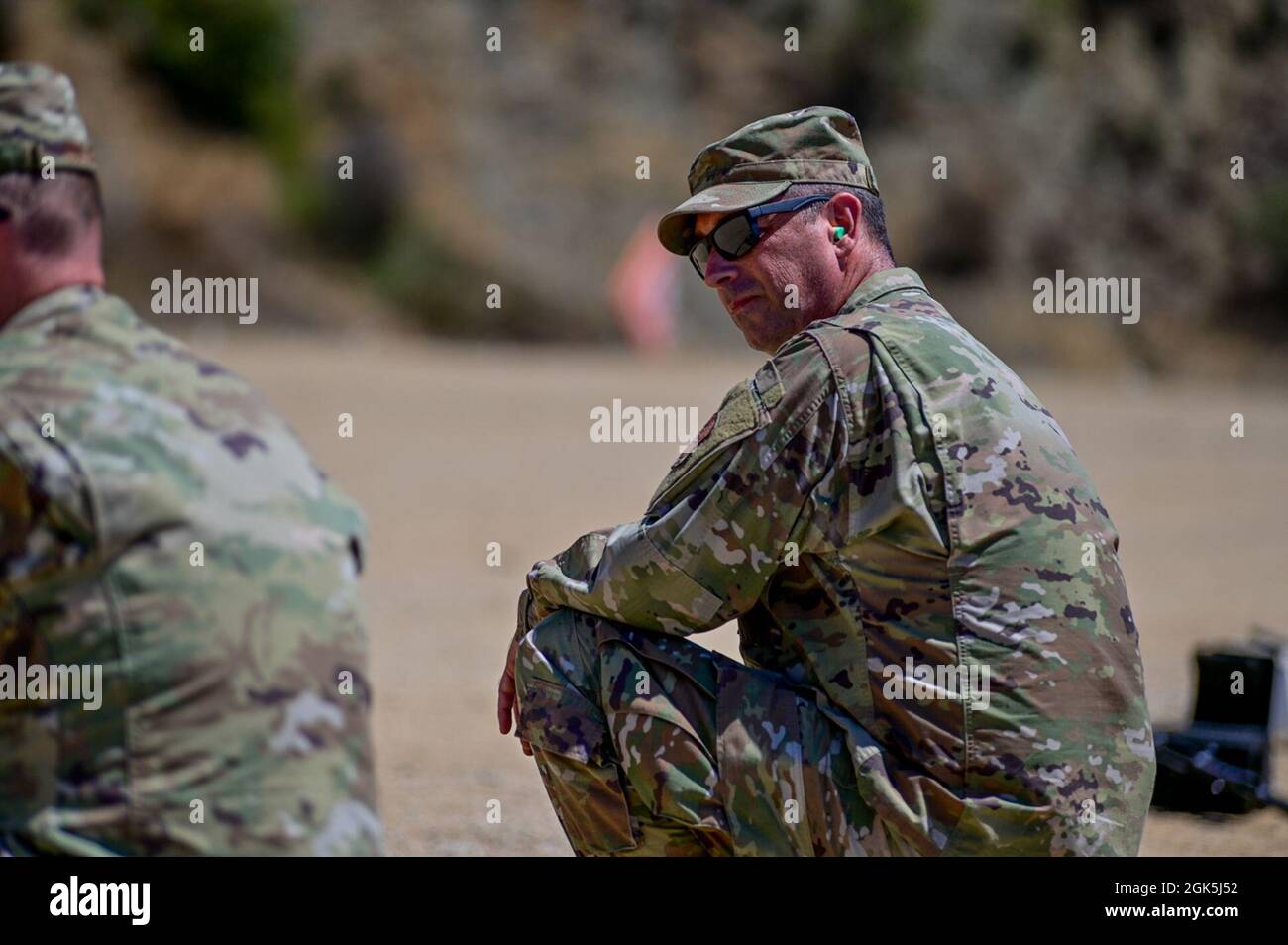 U.S. Air Force Chief Master Sgt. Jason Debusk, the 126th Force Support ...