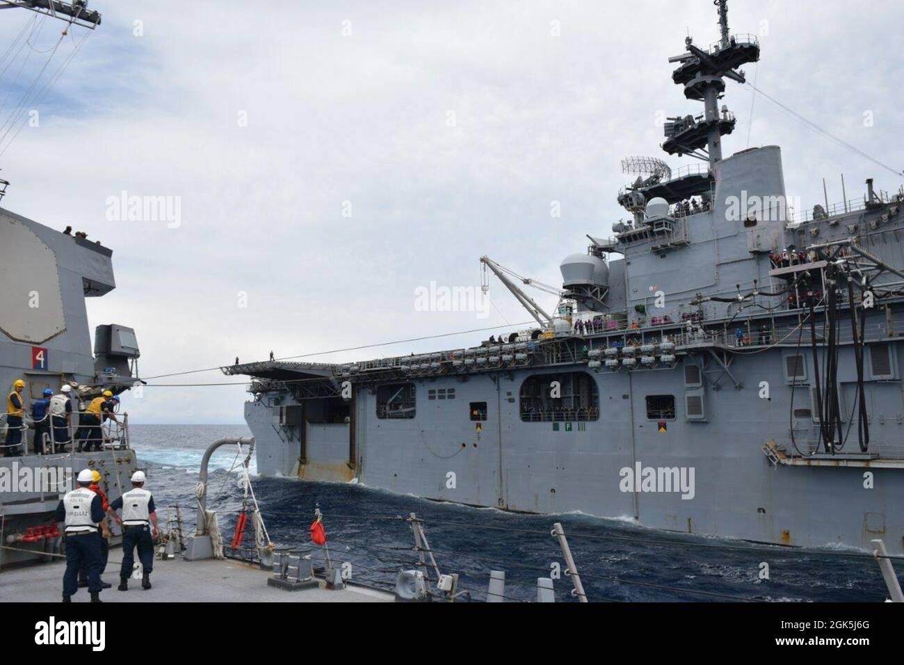 ATLANTIC OCEAN (Aug. 08, 2021) The Arleigh Burke-class guided-missile ...