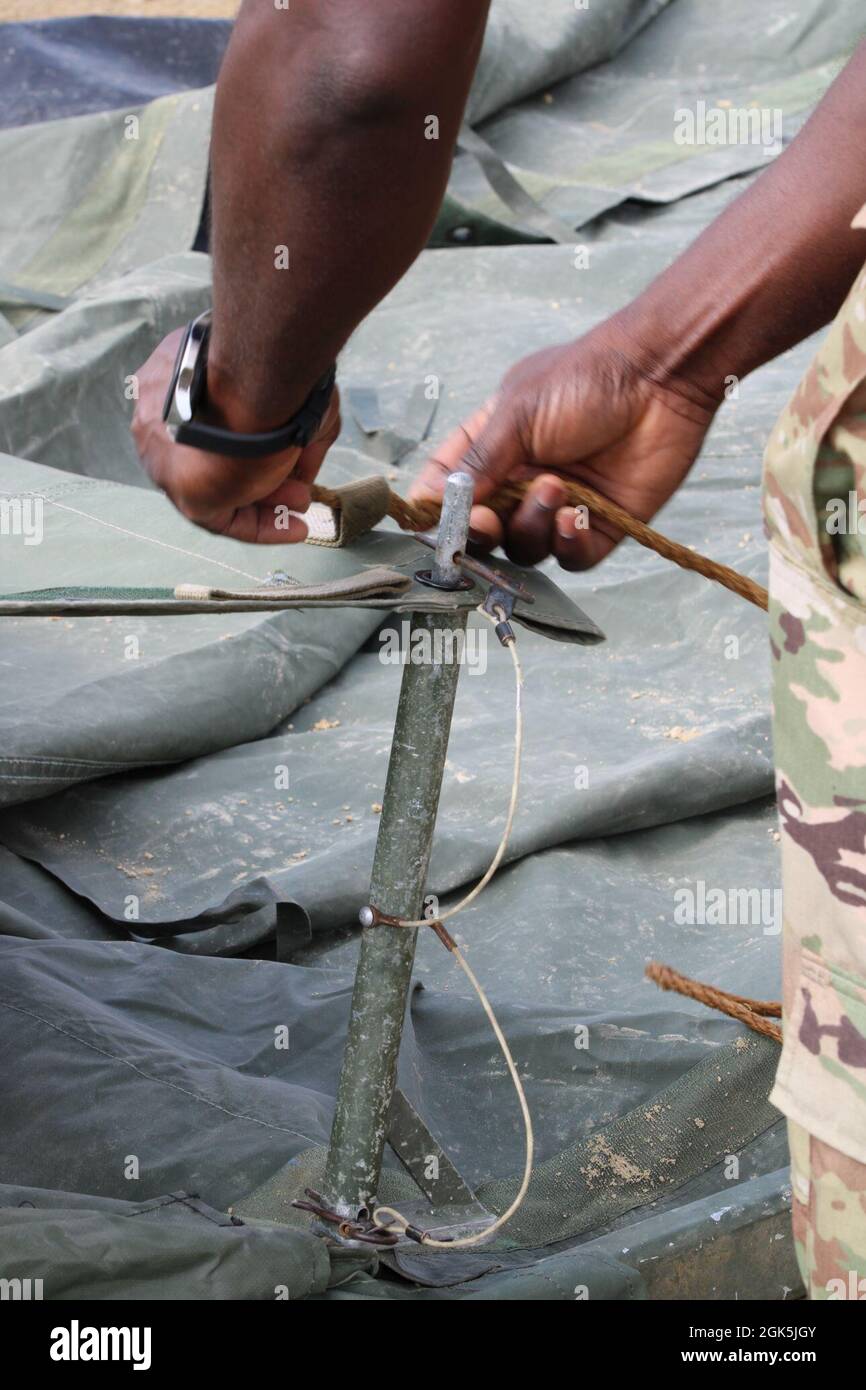 A U.S. Army Reserve Solider, with the 18th Field Hospital, based out of ...