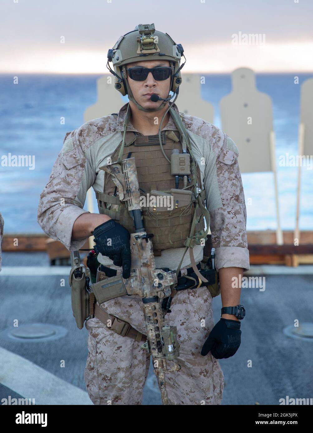 PACIFIC OCEAN (Aug. 8, 2021) A U.S. Marine with the All Domain ...
