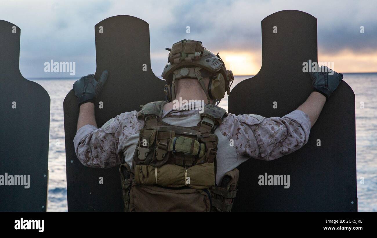 PACIFIC OCEAN (Aug. 8, 2021) A U.S. Marine with the All Domain ...